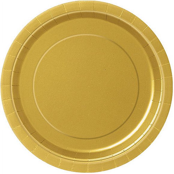 Gold Paper Plates
