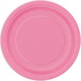 Paper Plates, 9 in, Hot Pink, 16ct - Walmart.com