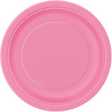 Paper Plates, 9 in, Hot Pink, 16ct - Walmart.com