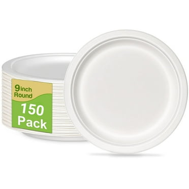Strong Dixie Ultra Paper Plates - 10 1/16 inch Dinner Size, Disposable ...
