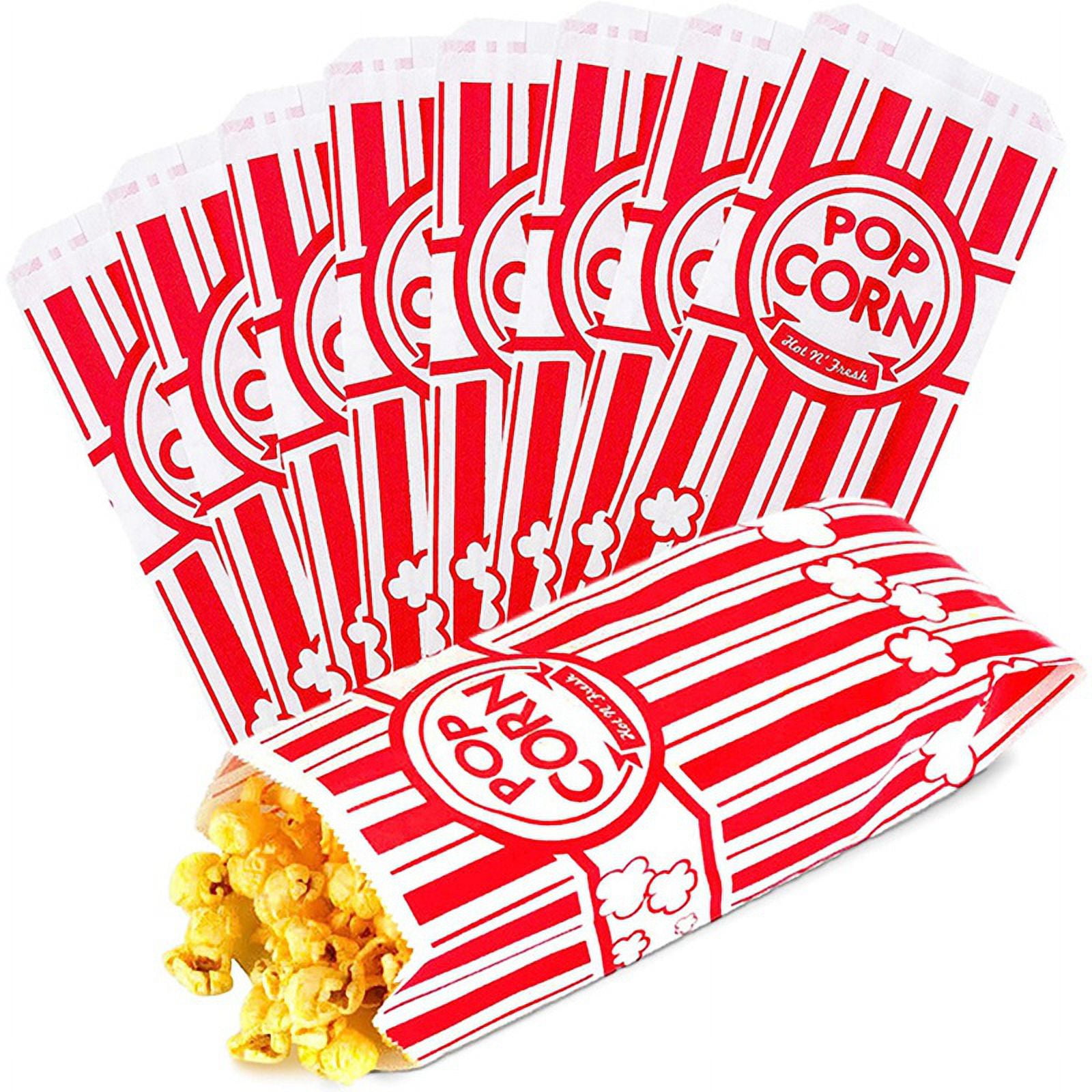 Paper Popcorn Bags Leak-Proof Grease Popcorn Bags for - Walmart.com