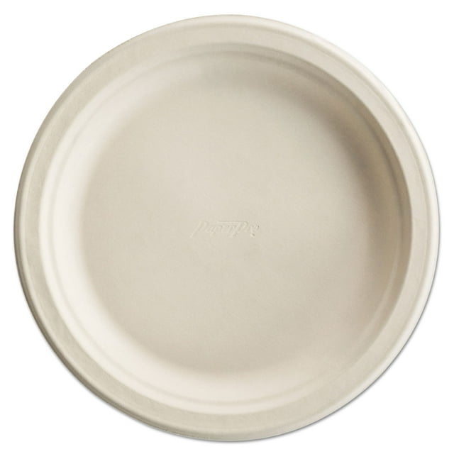 Paper Pro Round Plates 8 3/4", White, 125/Pack - Walmart.com