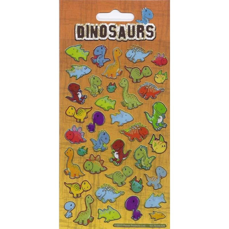 Paper Projects Reusable Dinosaurs Stickers - Walmart.com