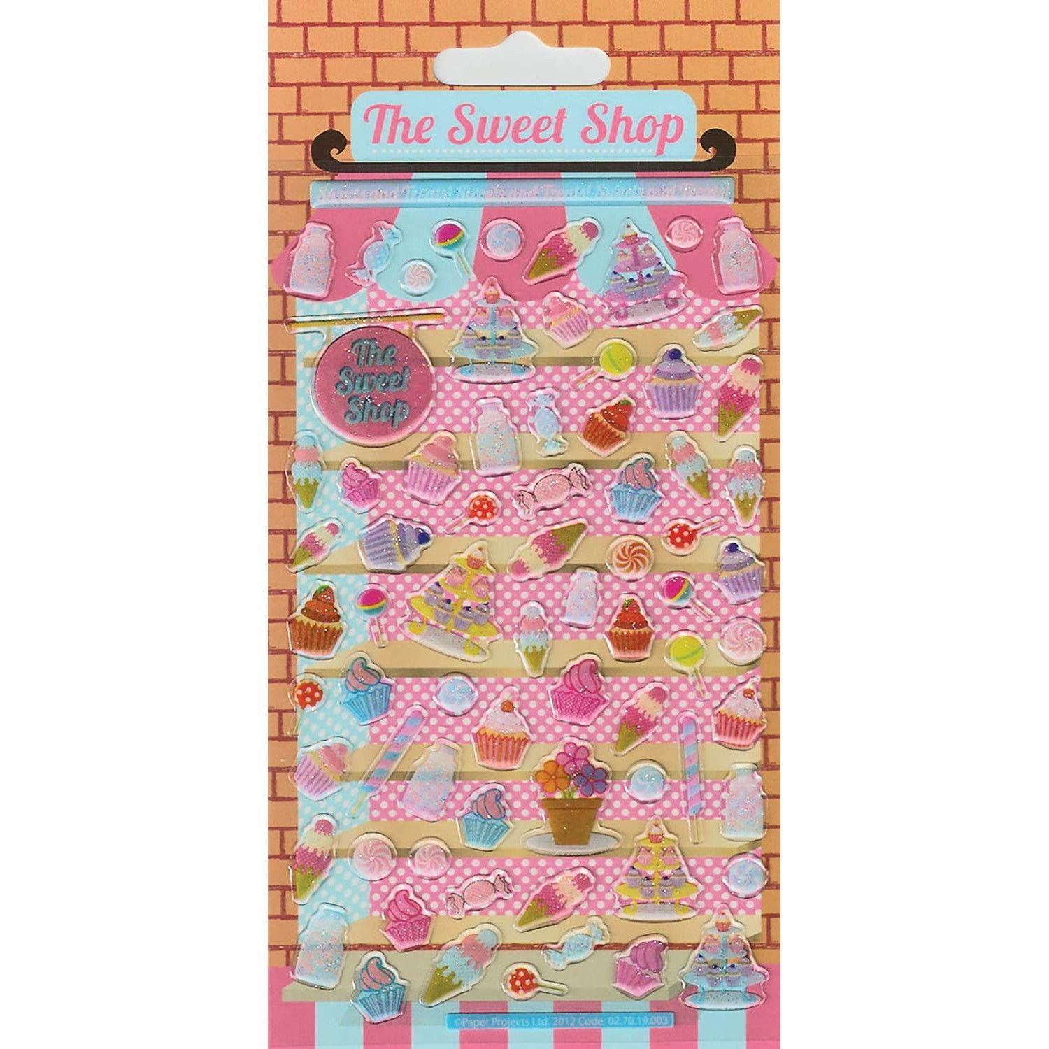 Paper Projects The Sweet Shop Chunky Sticker Sheet - Walmart.com