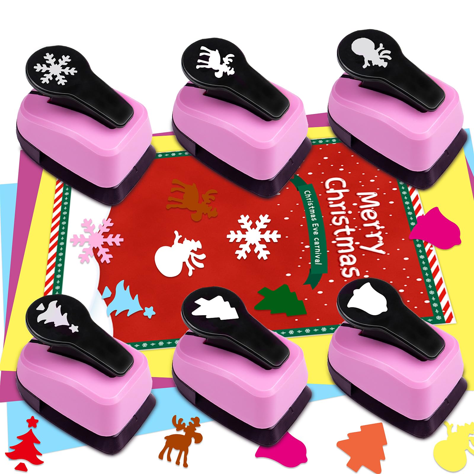 Paper Punch Shape Hole Puncher MDA05 Craft Punches 1 inch Christmas ...