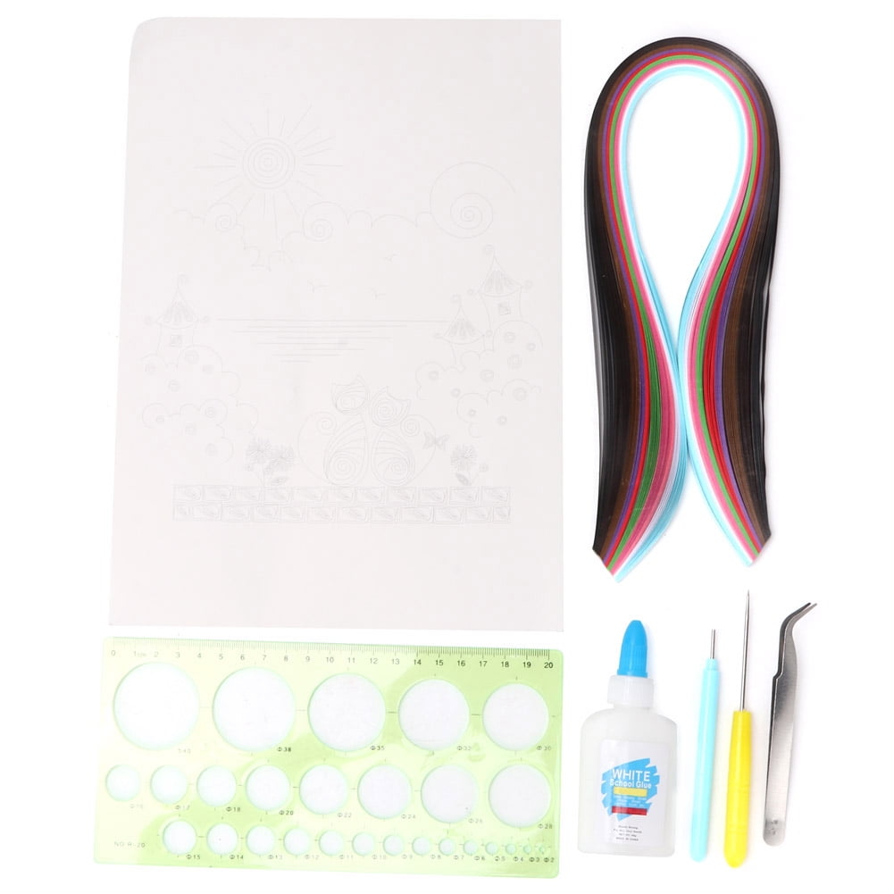 Paper Quilling Kit, DIY Craft Tool Set for Artistic Papercraft ...