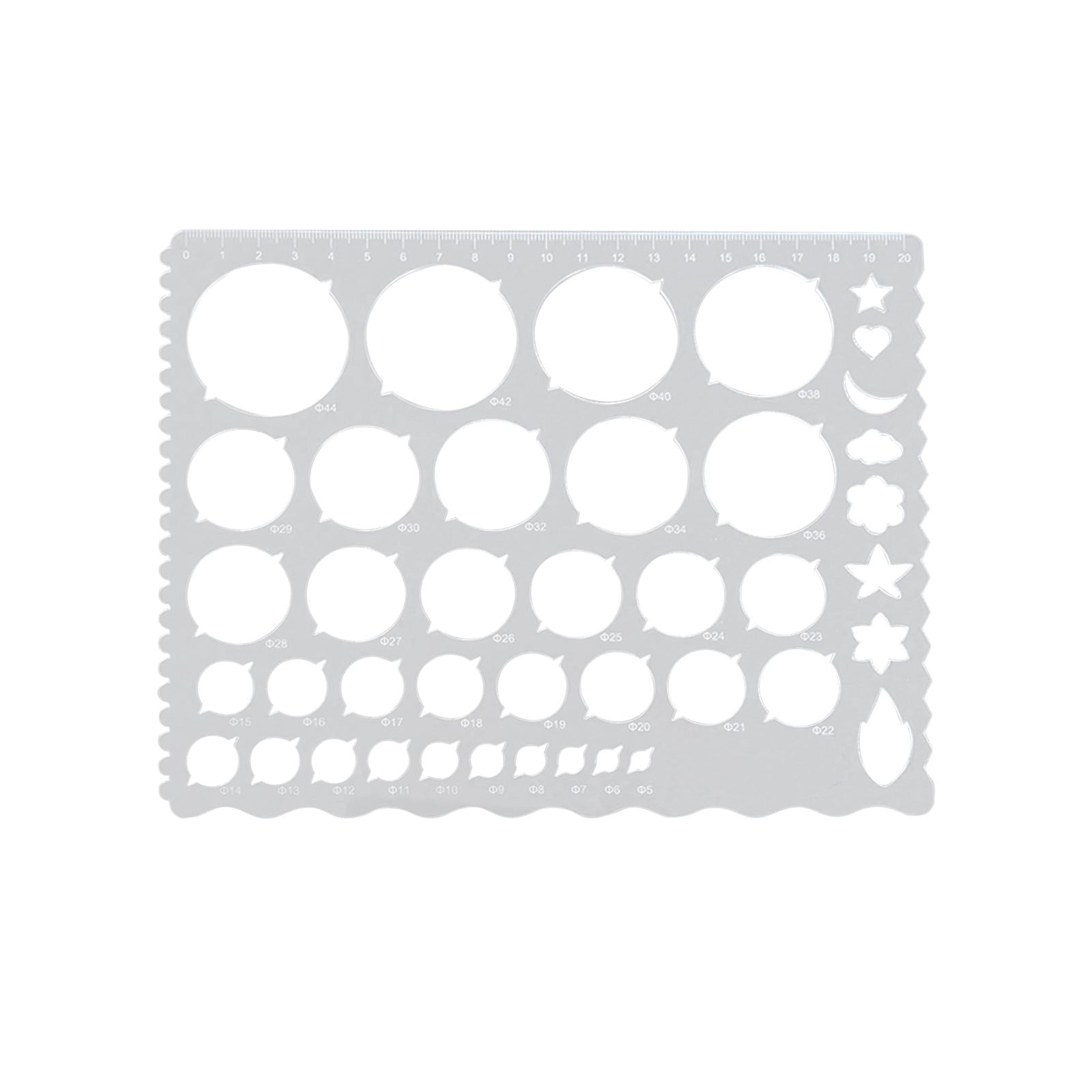 Paper Quilling Tool Circle Template Ruler Stencil Drawing Stencil ...