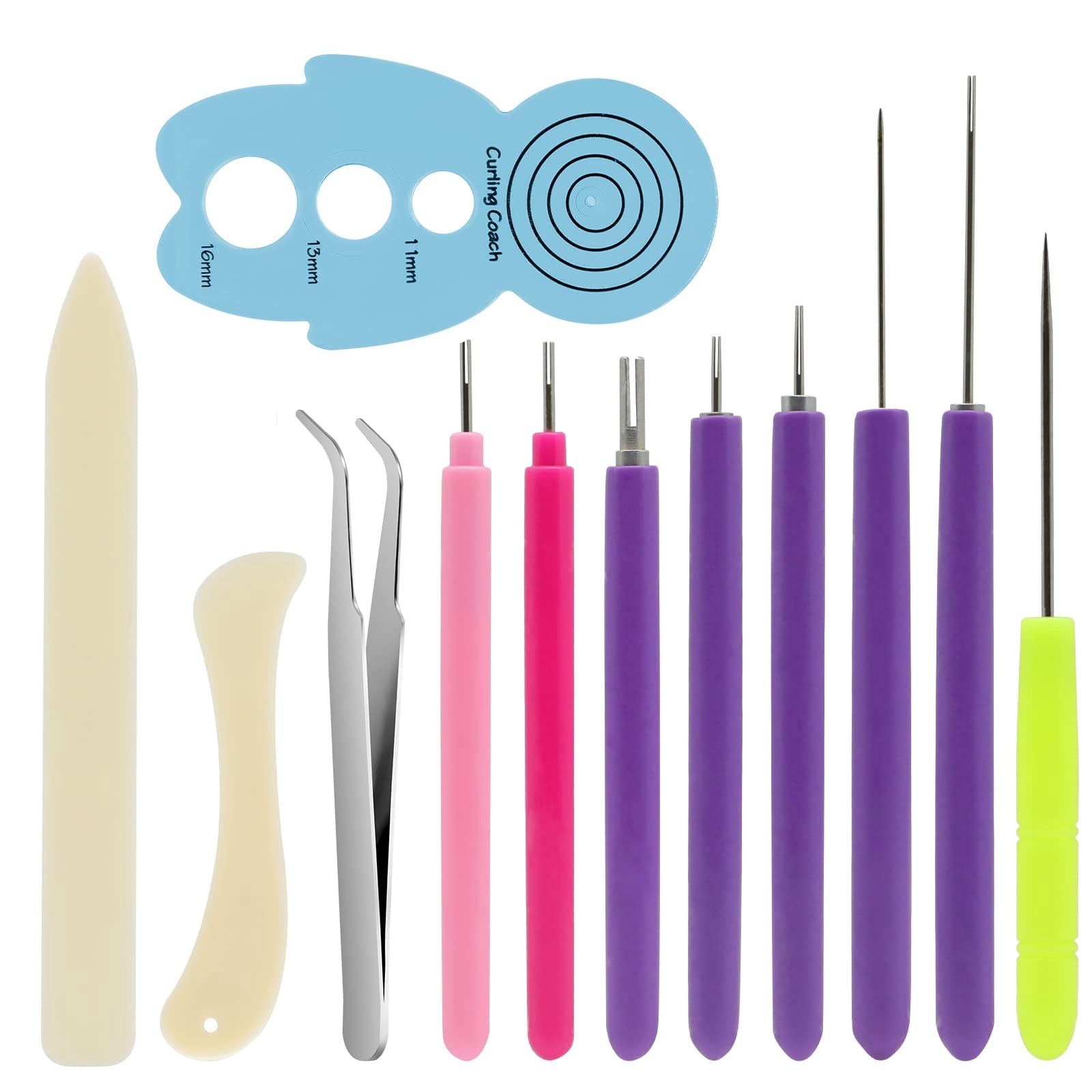 Paper Quilling Tools, 12 Pack Assorted Sizes Rolling Curling Quilling ...