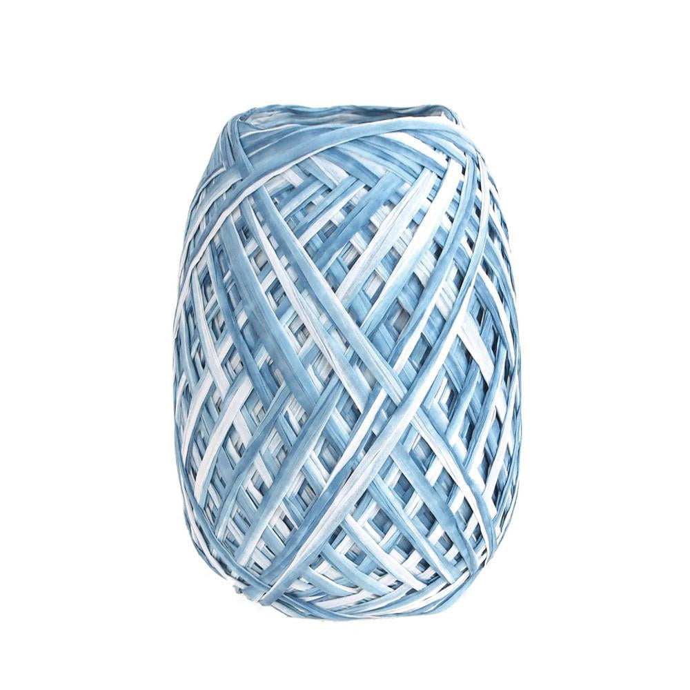 Paper Raffia Rolls, Two-tone, 18mm, 100 Yards, Blue - Walmart.com