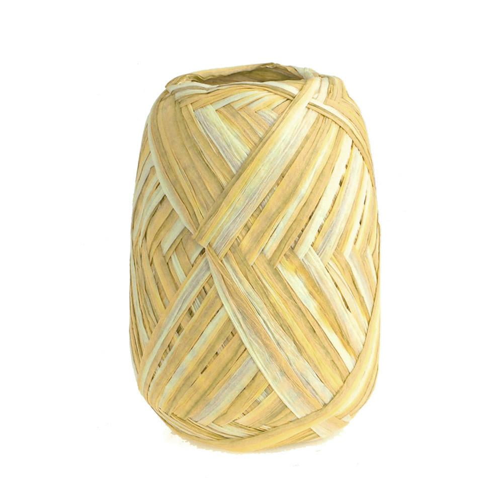 Paper Raffia Rolls, Two-tone, 18mm, 100 Yards, Ivory - Walmart.com
