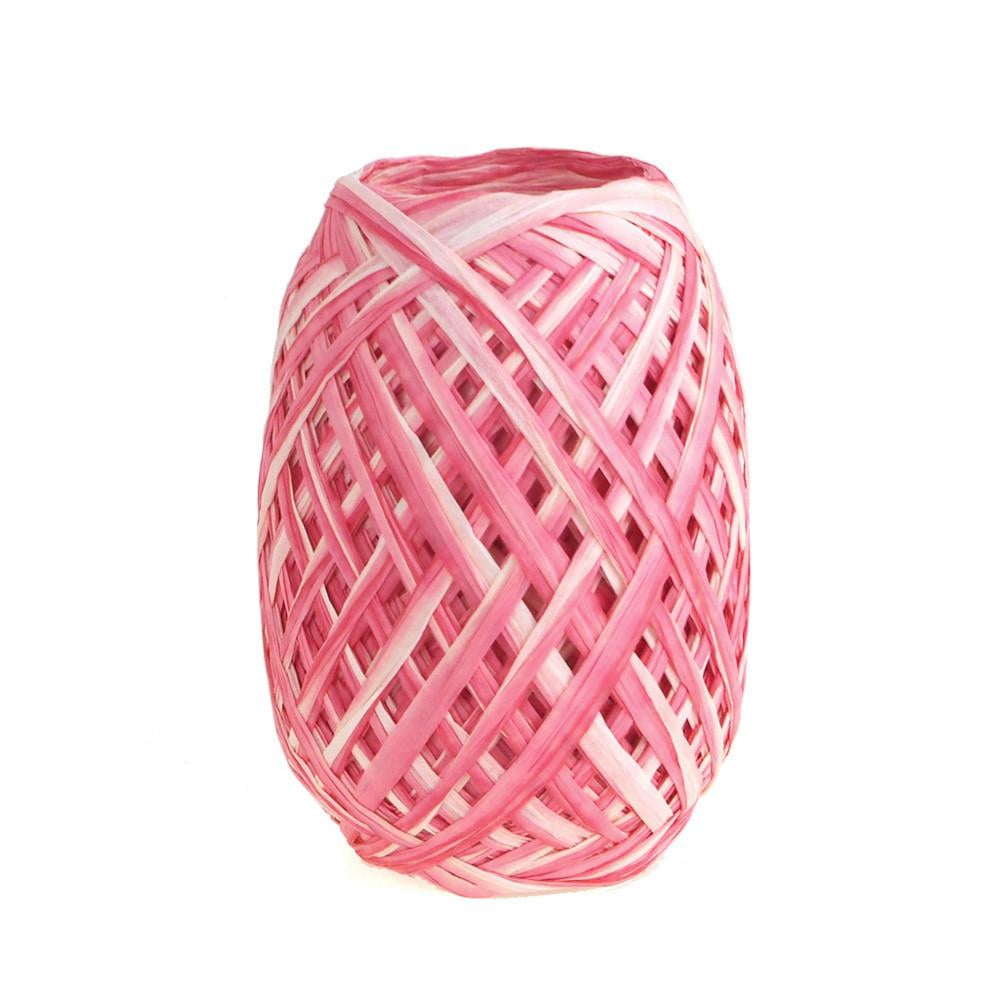 Paper Raffia Rolls, Two-tone, 18mm, 100 Yards, Pink - Walmart.com