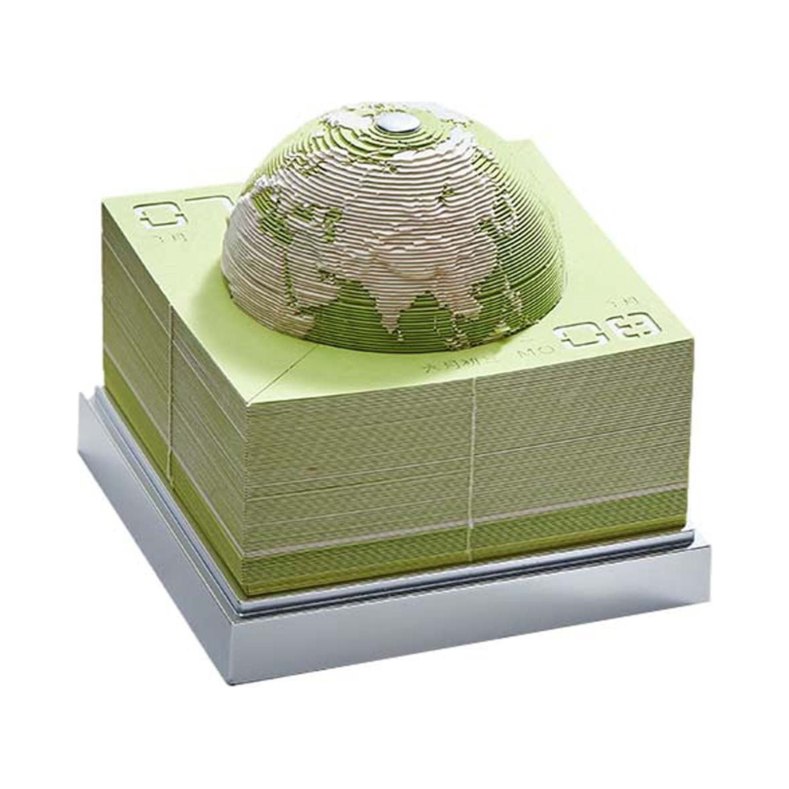 Paper Record 2024 Earth Paper Sculpture Calendar Earth Model Desk ...