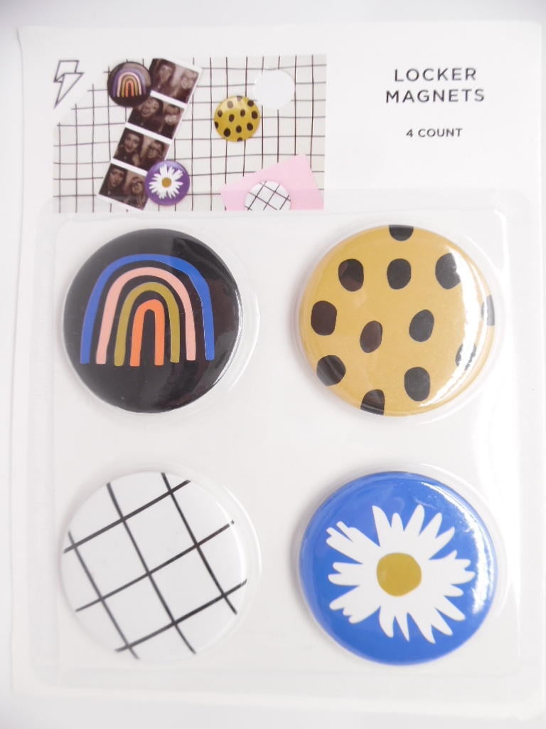 Paper Riot Co. Magnetic Decorative Locker Button Magnets - 4pk ...