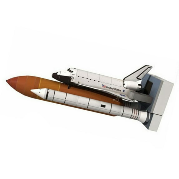 Paper Rocket Model 1: 150 Space Shuttle Atlantis Handmade Space Rocket ...