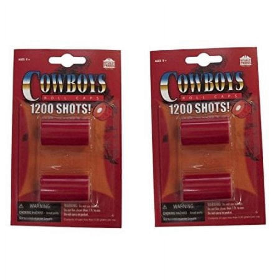 Parris Manufacturing, Paper Roll Caps 2400 Shots, 2 Pack Refill for Cap ...