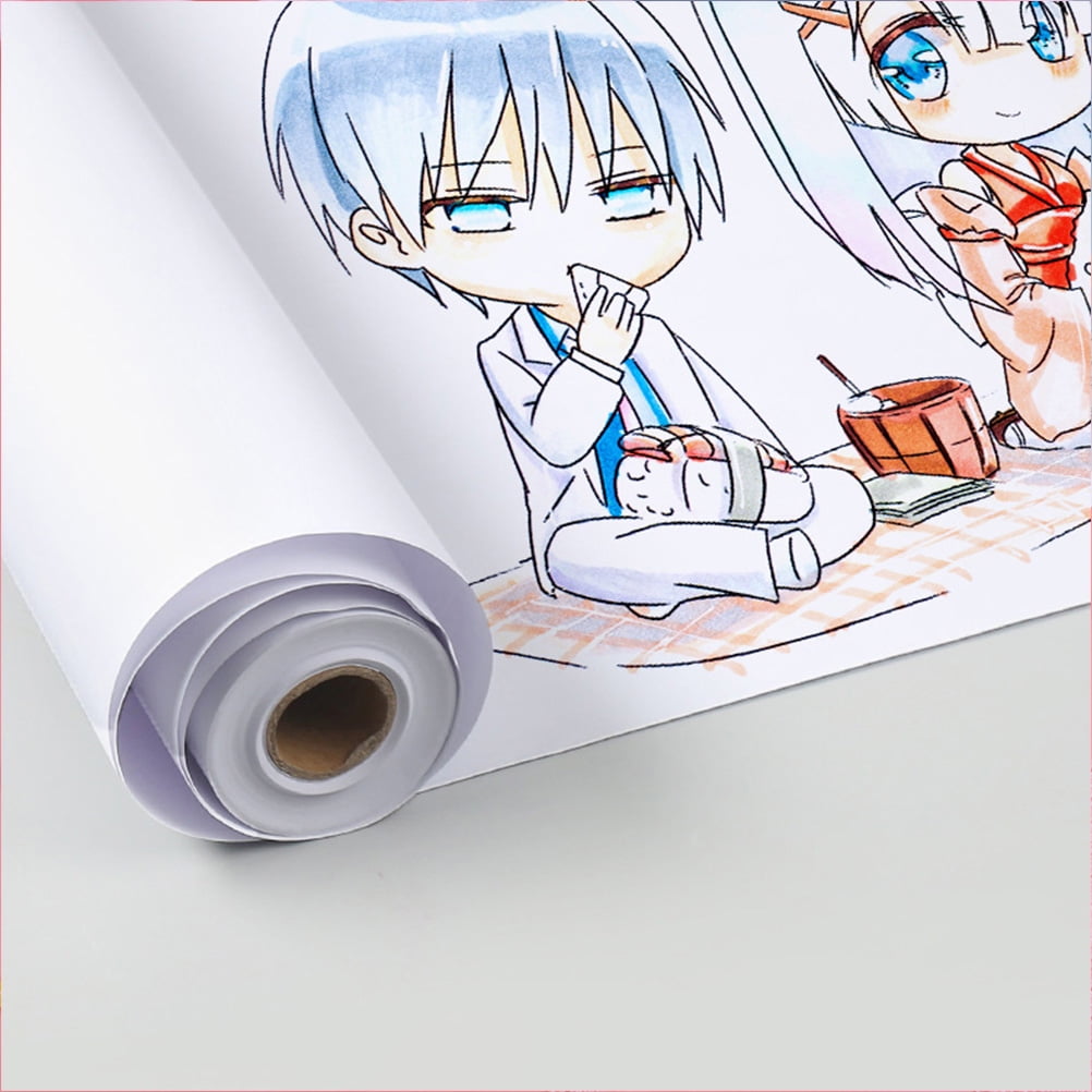 Murdoffiu White Drawing Paper Roll, Sturdy Paper Pulp, Ideal for Kids ...