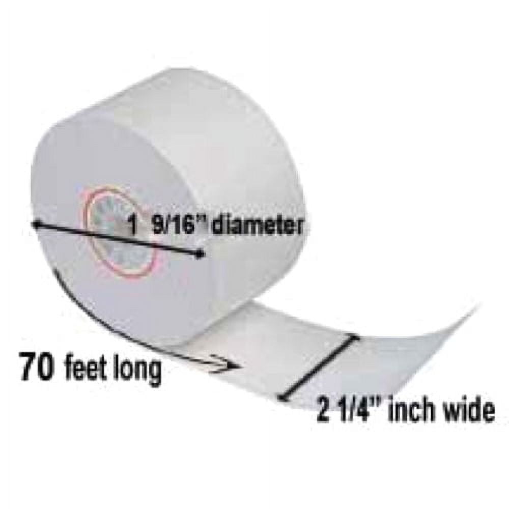 Paper Roll Products - 48173 - 2 1/4 in x 70 ft Thermal Receipt Paper ...
