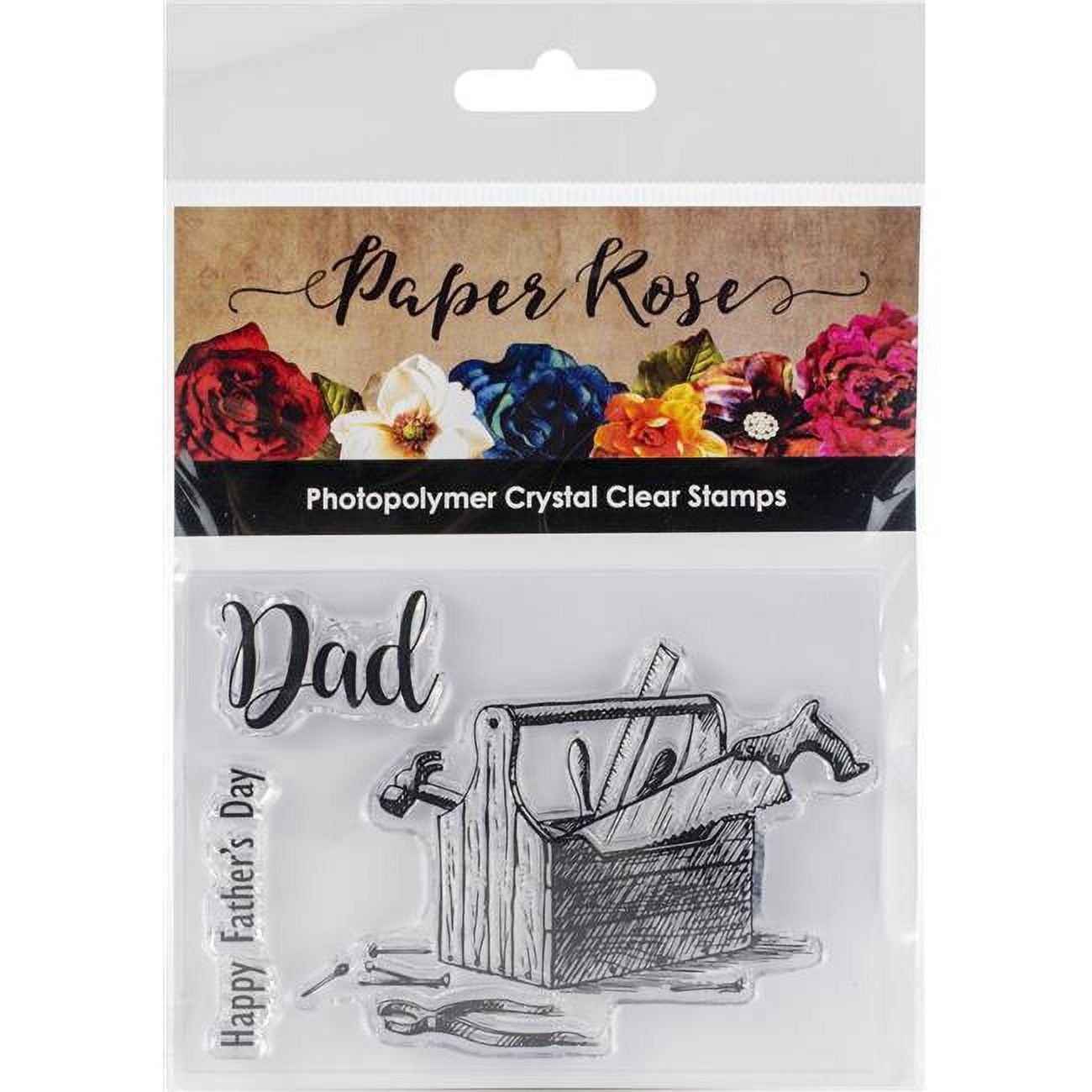 Paper Rose Clear Stamps-Toolbox - Walmart.com