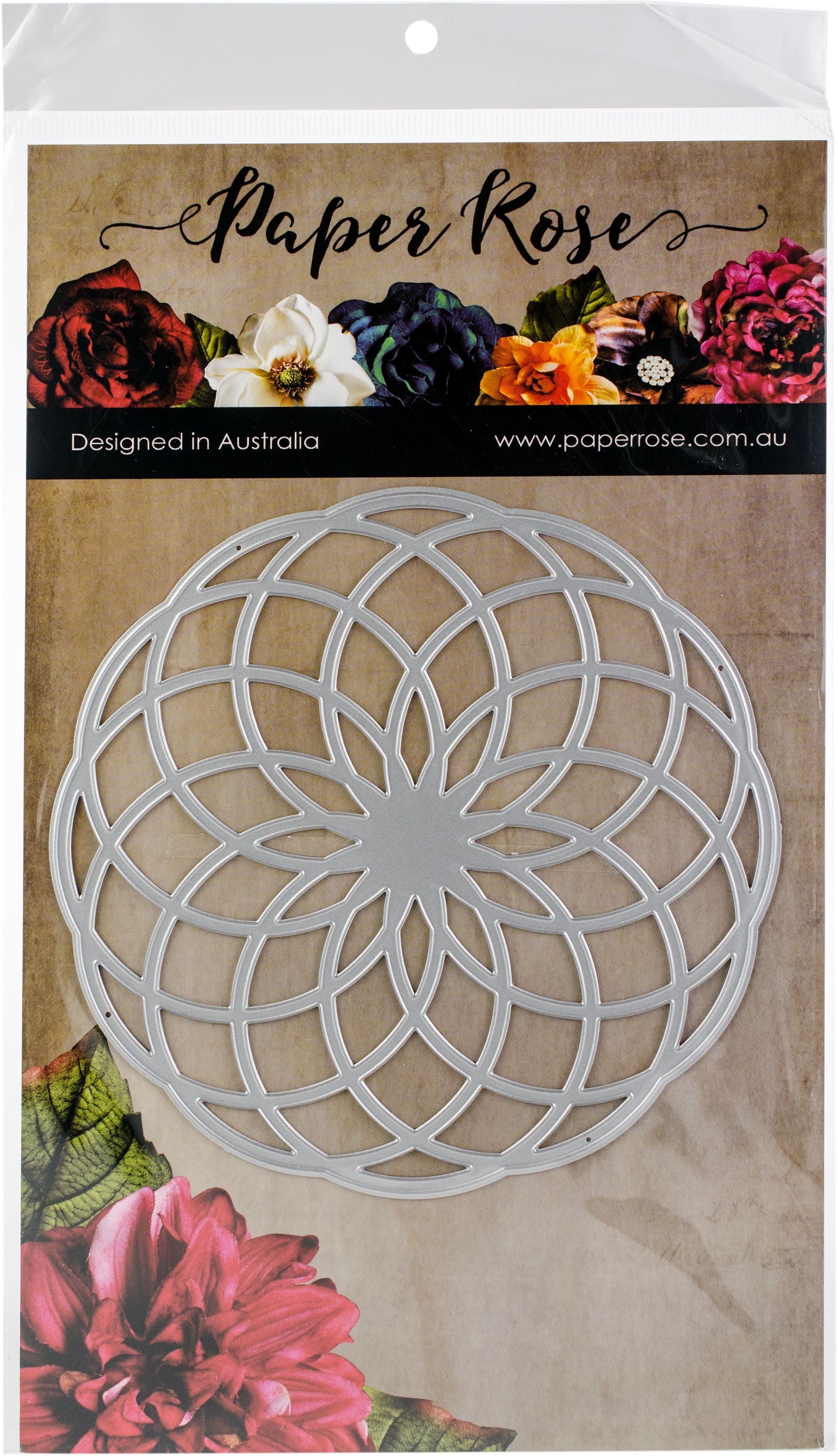 Paper Rose Dies-Circlet Layered Background 1 - Walmart.com