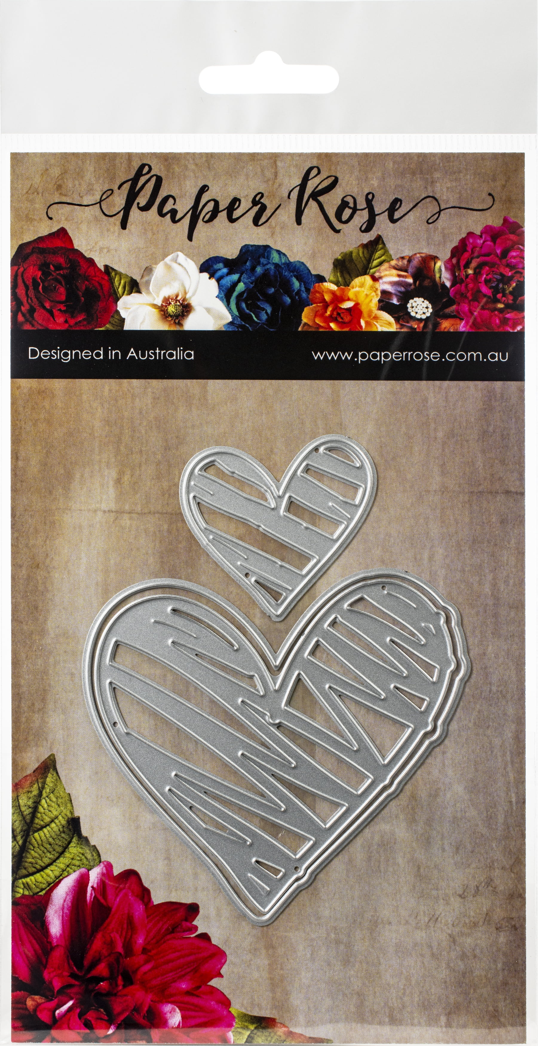 Paper Rose Dies-Scribble Hearts 1 - Walmart.com