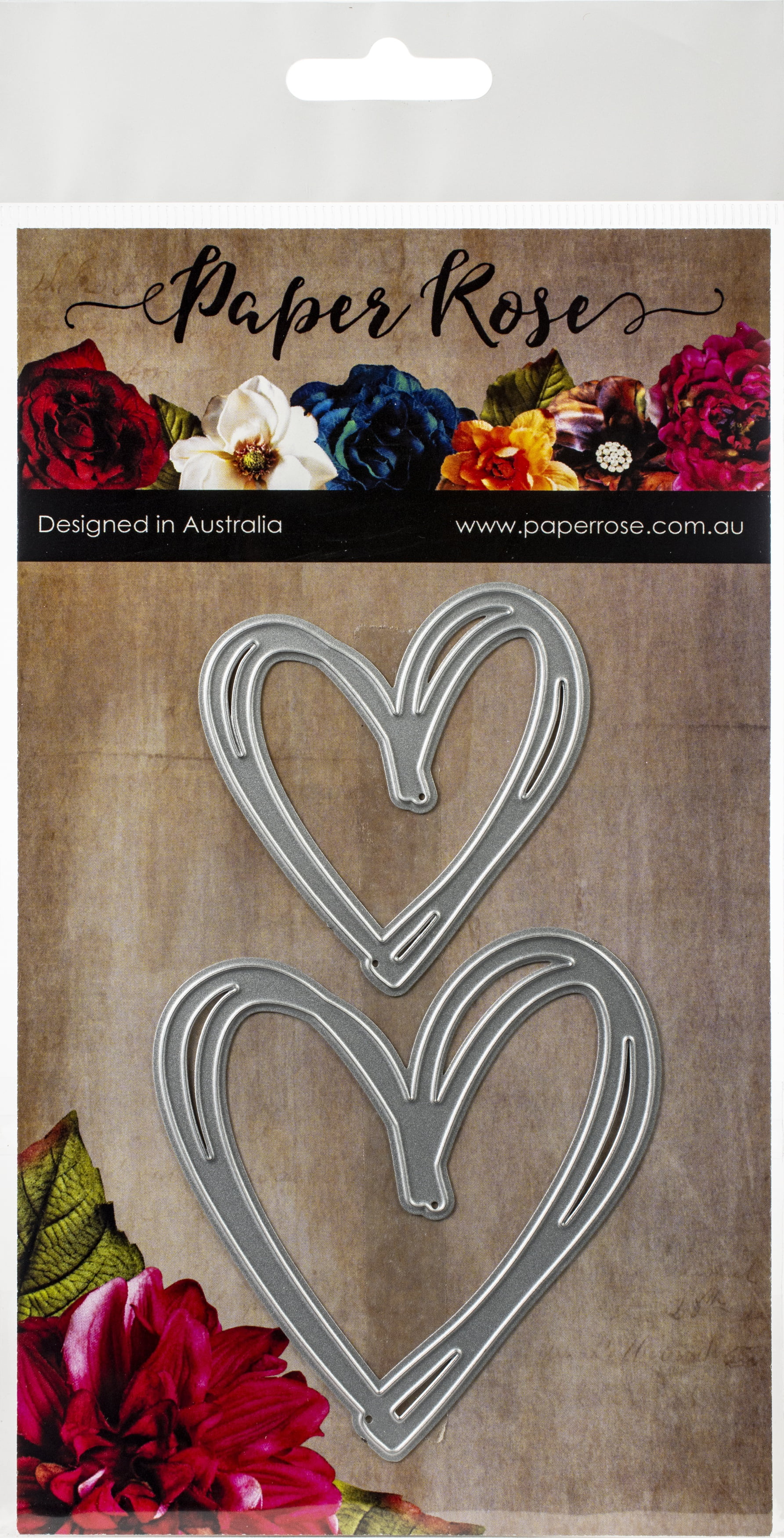Paper Rose Dies-Scribble Hearts 2 - Walmart.com