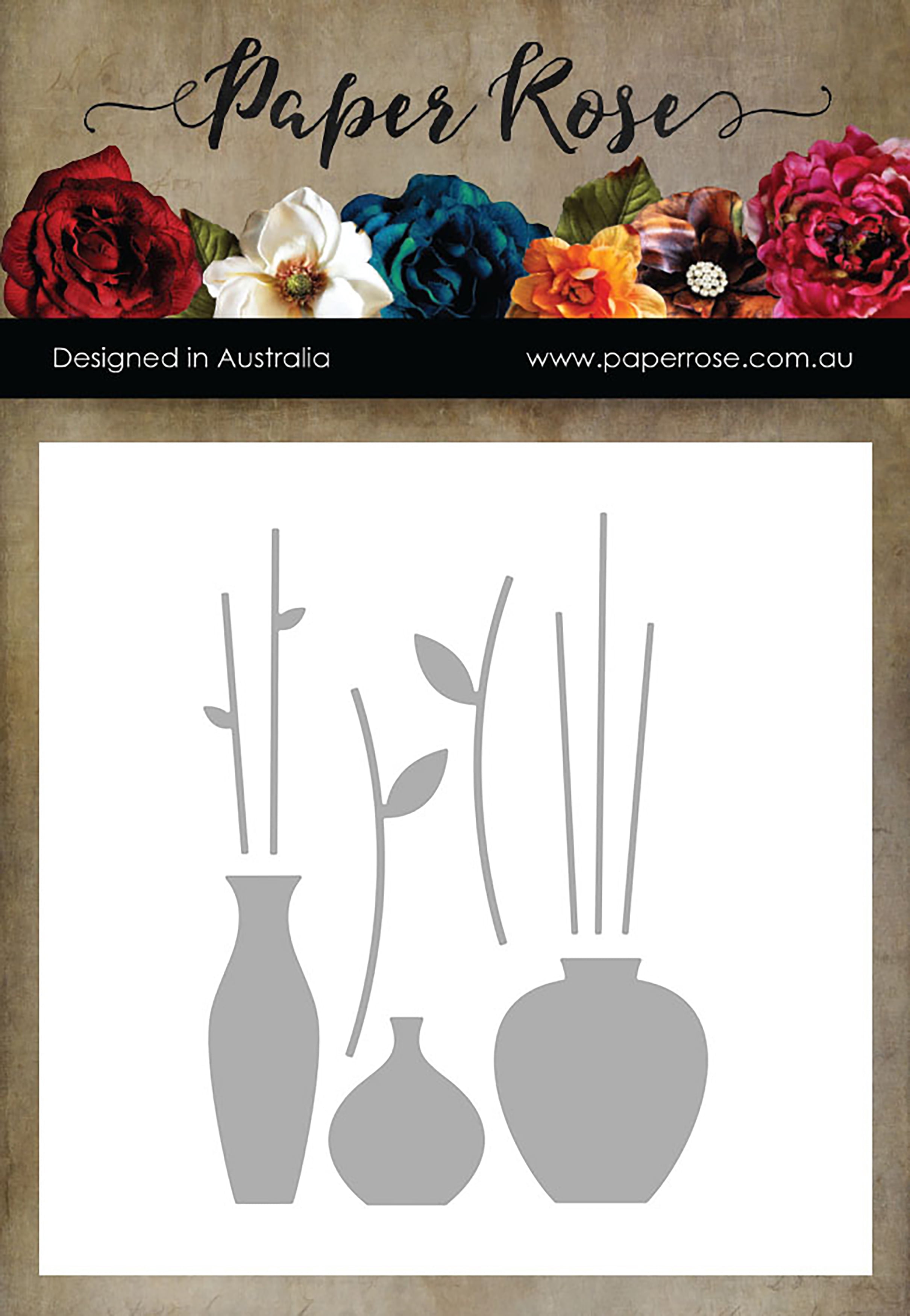 Paper Rose Dies-Vases & Stems - Walmart.com