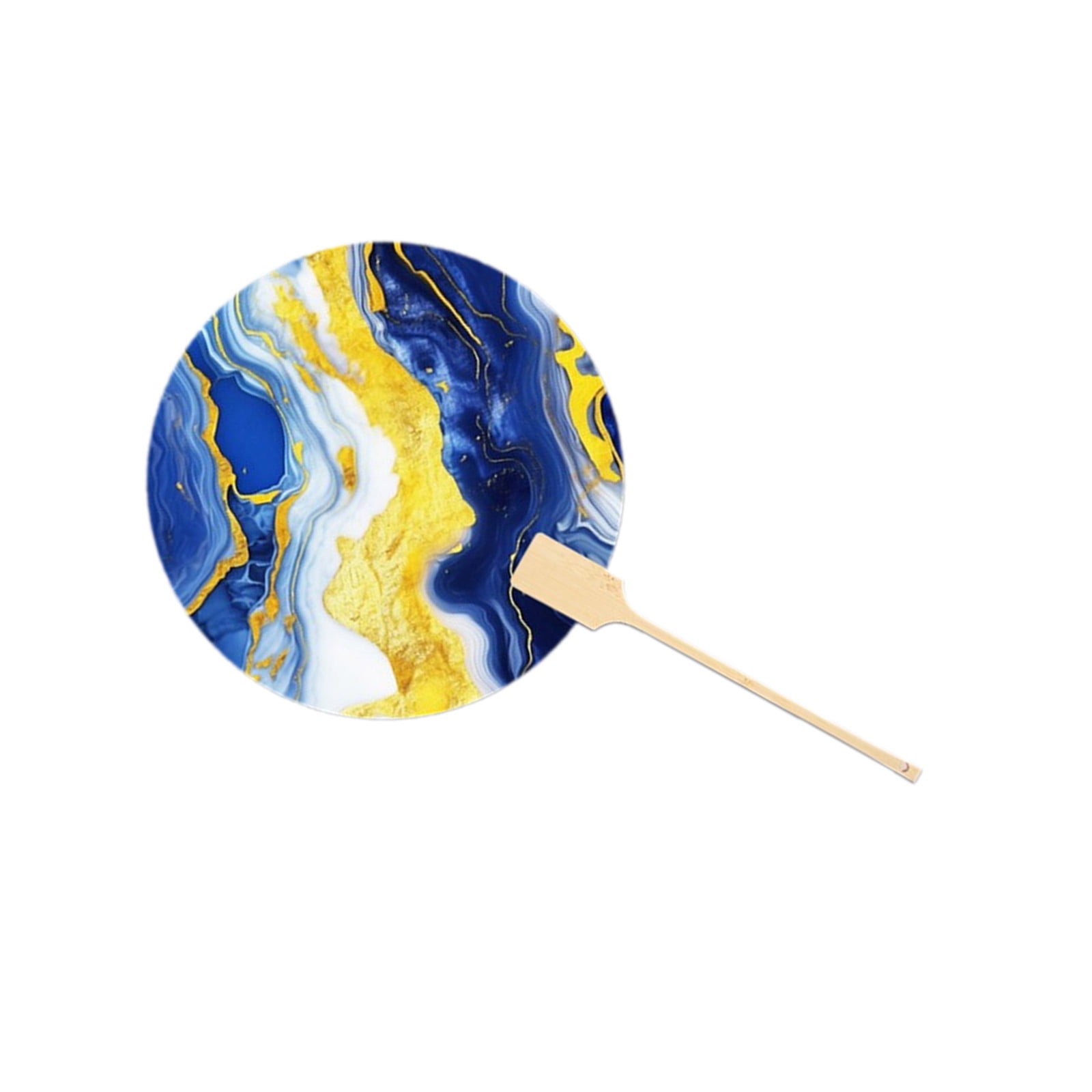 Paper Round Hand Stage Fan Child Painting Fan Graffiti Fan Dance Photo ...