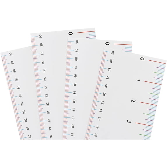 Paper Ruler - 36" Bulk Yardsticks for Classroom, STEM, Easy-to-Read ...