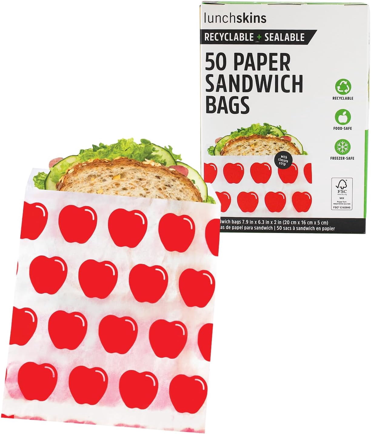 Paper Sandwich Bags - Sealable, Recyclable & Grease-Resistant ...