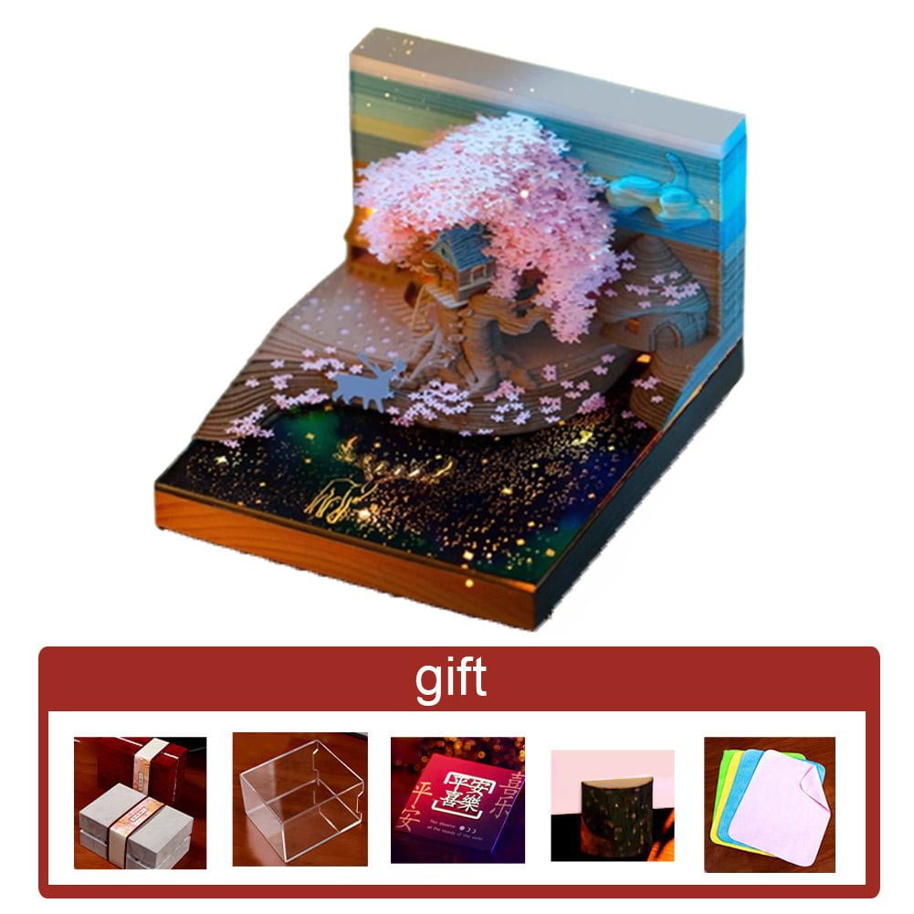 Paper Sculpture 3D Sticky Notes #CHERRY#-Blossom Tree House Valentine's ...