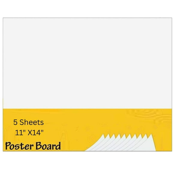 White Poster Board in Presentation Boards & Presentation Easels ...