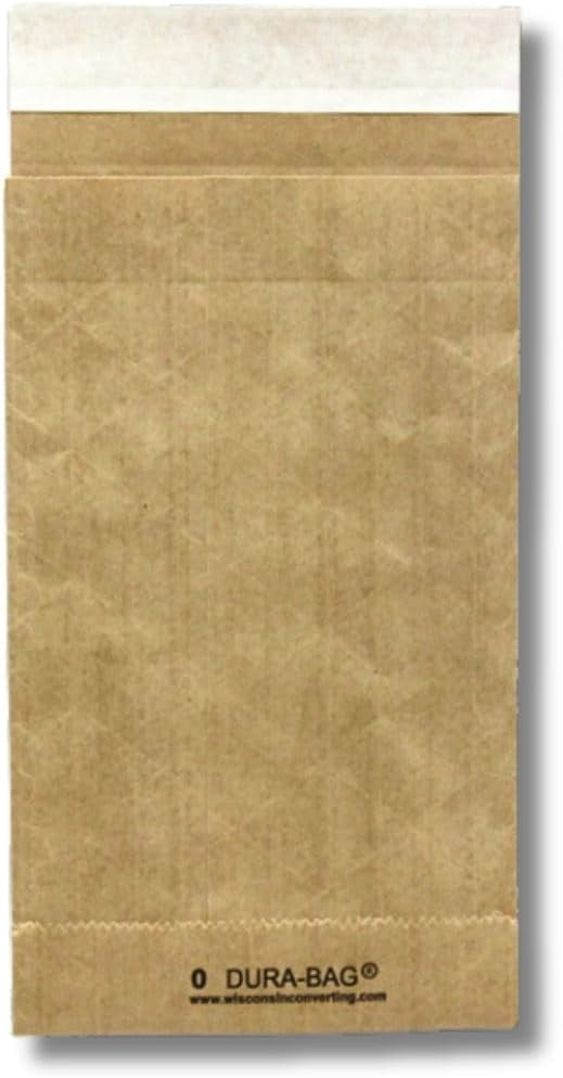 Paper Shipping Bags, Size 0 XS, Reinforced Paper Mailers with Peel ...