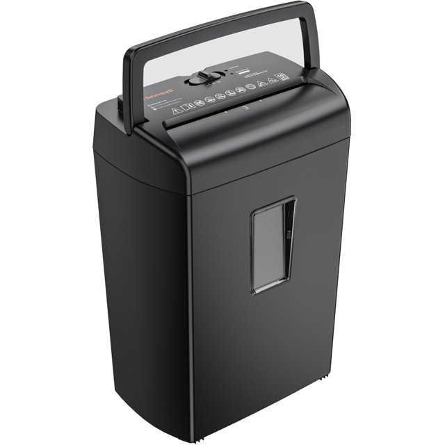 Bonsaii 10-Sheet Cross Cut Paper Shredder with 5.3 Gallon Wastebasket ...