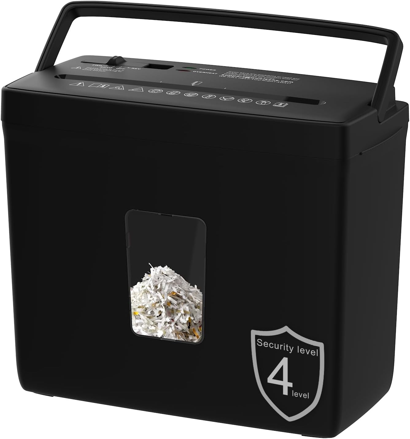 Paper Shredder for Home Use,5 Sheets Small Cross Cut Paper Shredder,P-4 ...