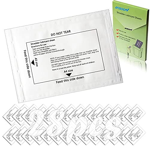 Paper Shredder Lubricant Lubricating Sheets, Paper Shredder Oil ...