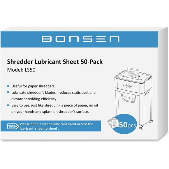 Paper Shredder Lubricant Sheets
