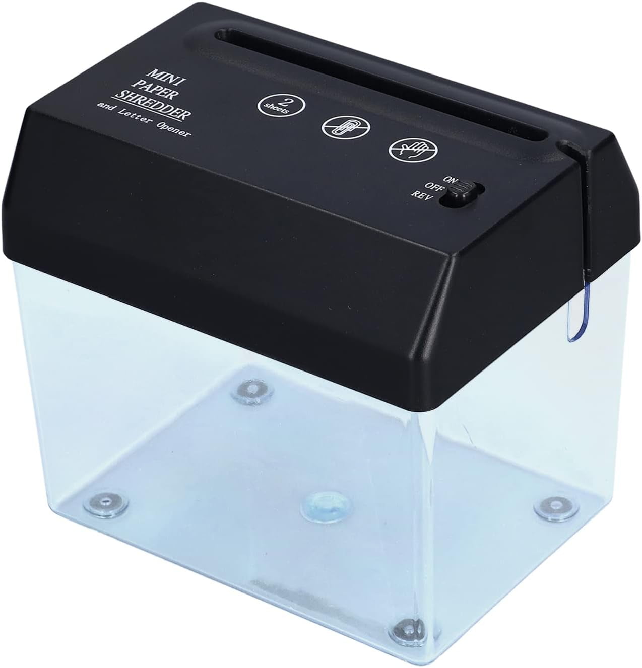 Paper Shredder, USB Rechargeable Office Shredder, Desktop Paper Cutter ...