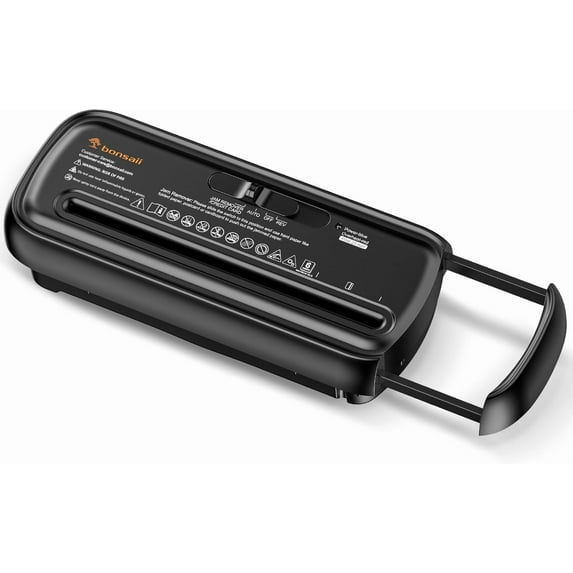 Paper Shredder for Home Use, 6 Sheet Strip Cut Small Without Basket ...