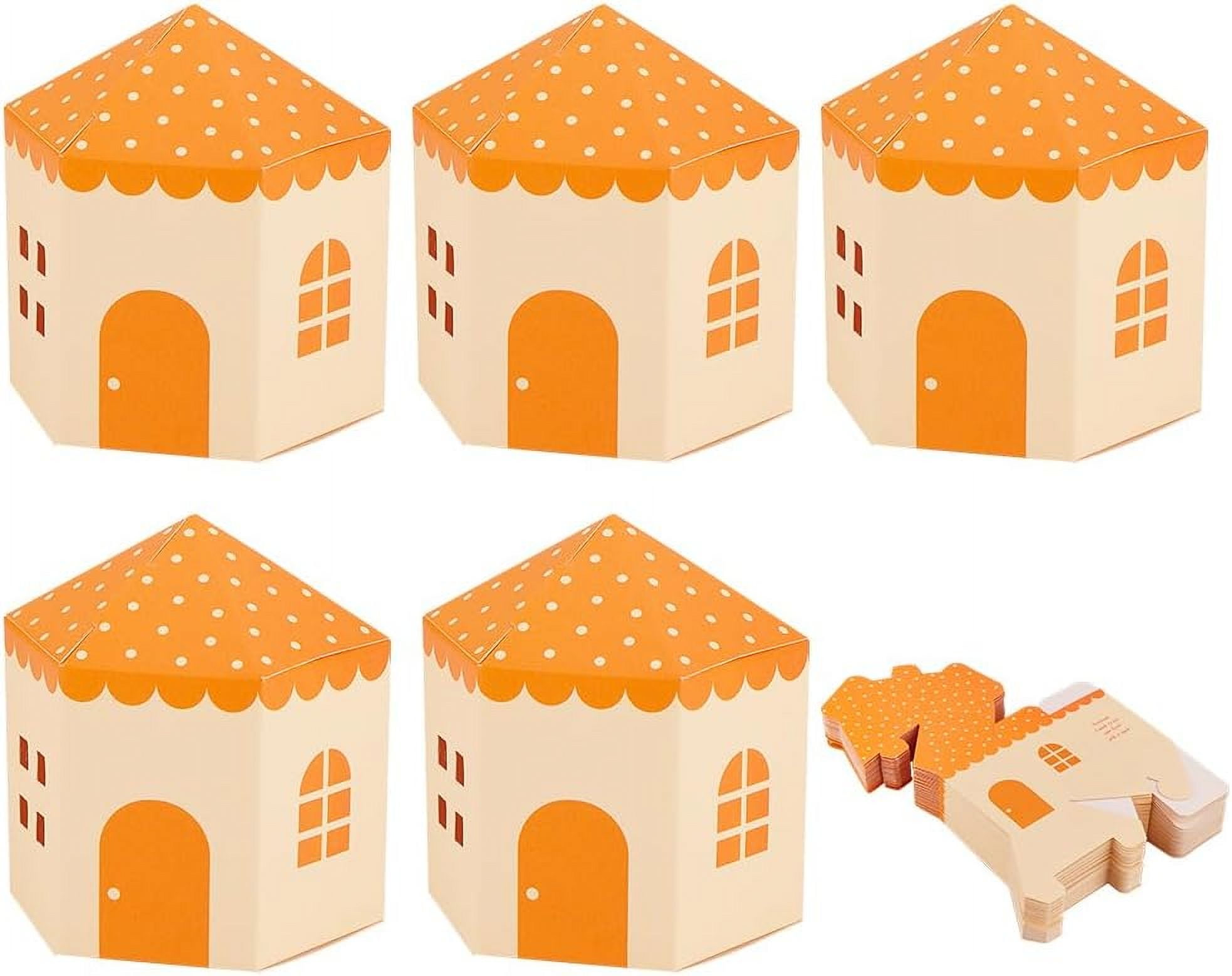 Paper Small House Gift Boxes Candy Storage Case for Christmas Wedding ...