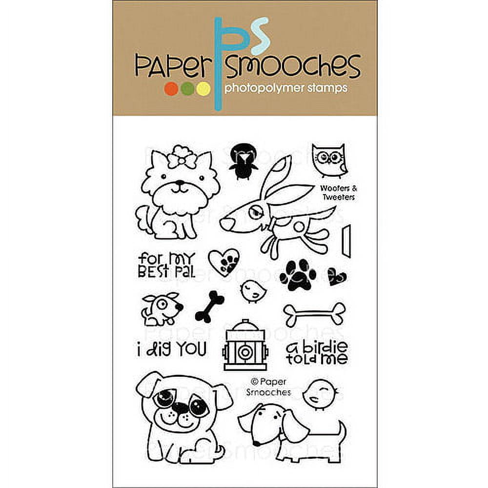 Paper Smooches 4 Inch X 6 Inch Clear Stamps-Woofers & Tweeters ...