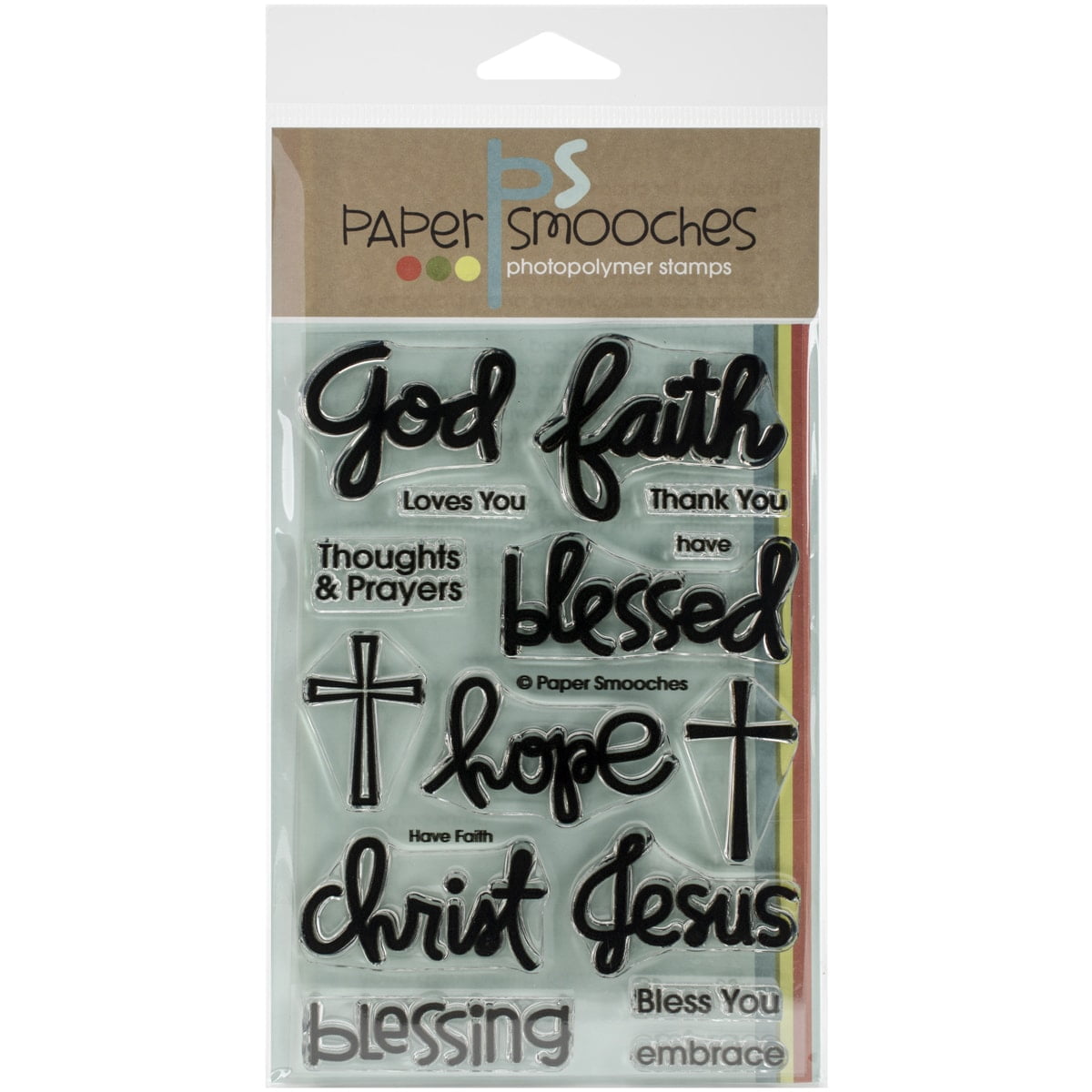 Paper Smooches Clear Stamps 4""X6"" -Have Faith - Walmart.com