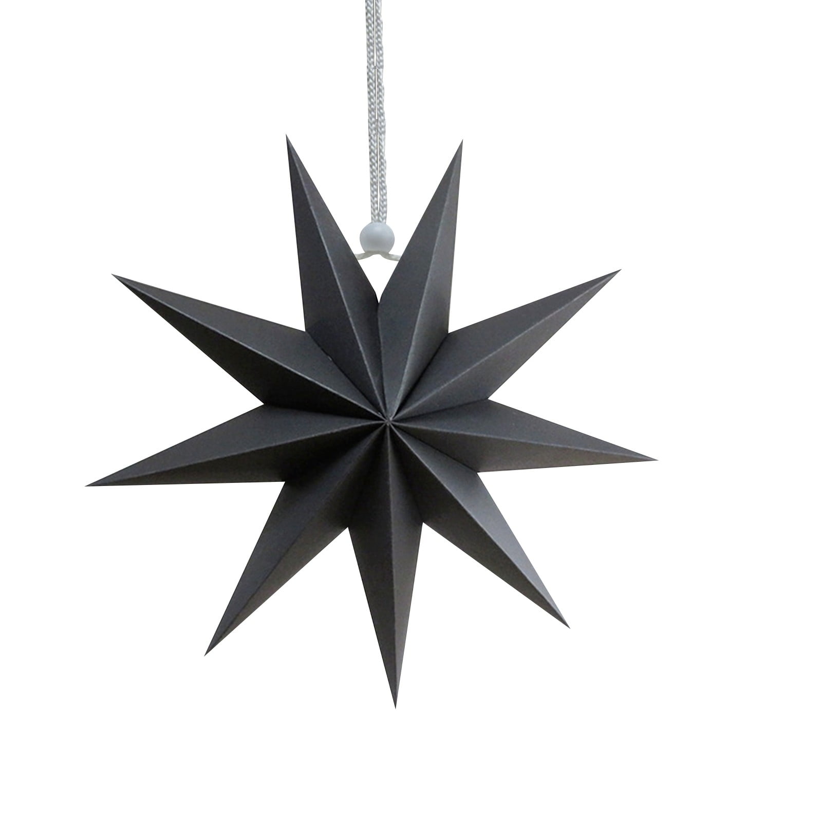 Paper Stars 30 Cm Folding Star Party Decorations Black - Walmart.com