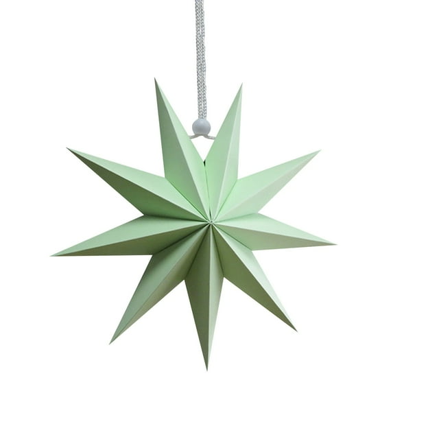 Paper Stars 30 Cm Folding Star Party Decorations Green - Walmart.com