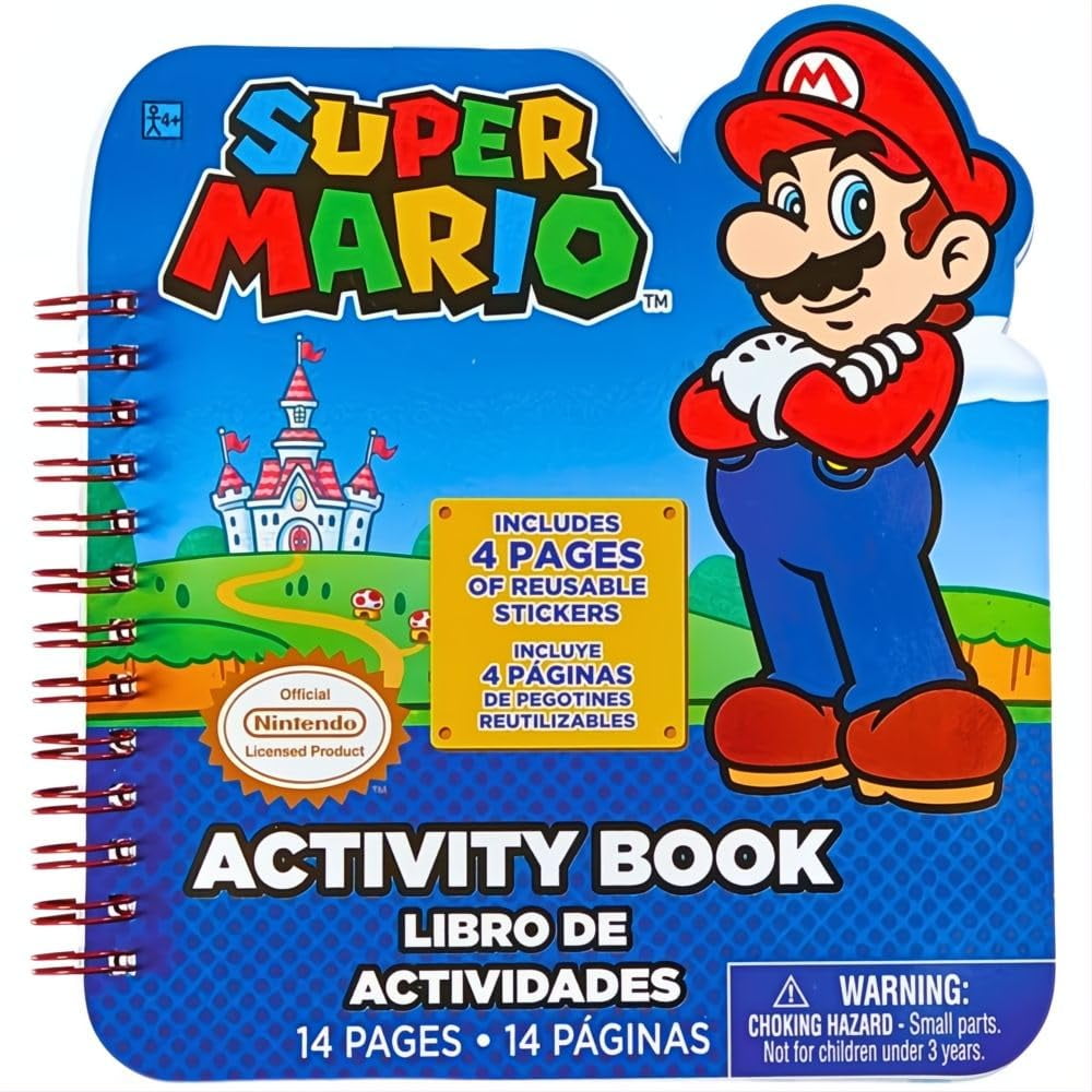 Paper Sticker Activity Book - 6.75" x 5.4", 1 Count - Perfect for Kids ...