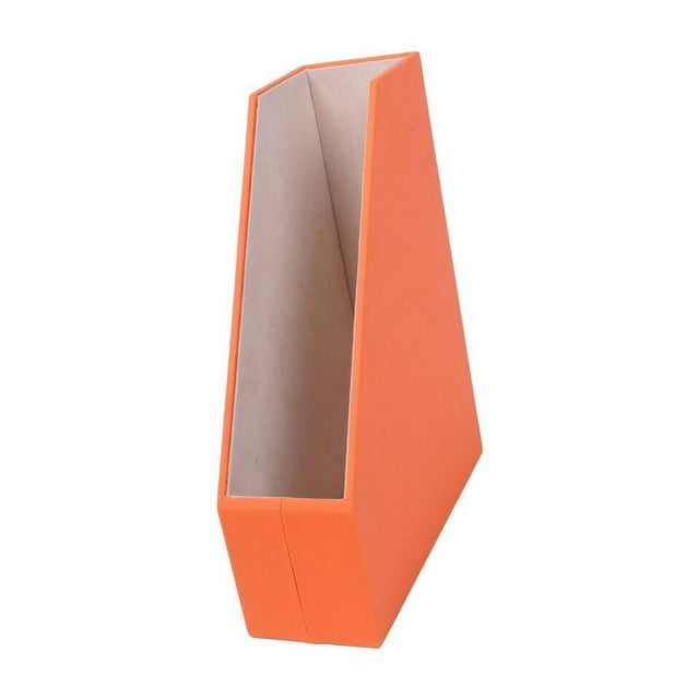 Paper Storage Desk- Desk Organizer Wood- Leather Magazines Holder- File ...