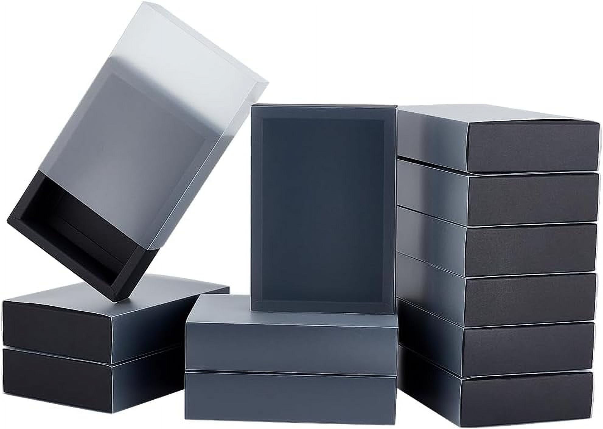 Paper Storage Gift Drawer Boxes Translucent Plastic Cover Gift ...