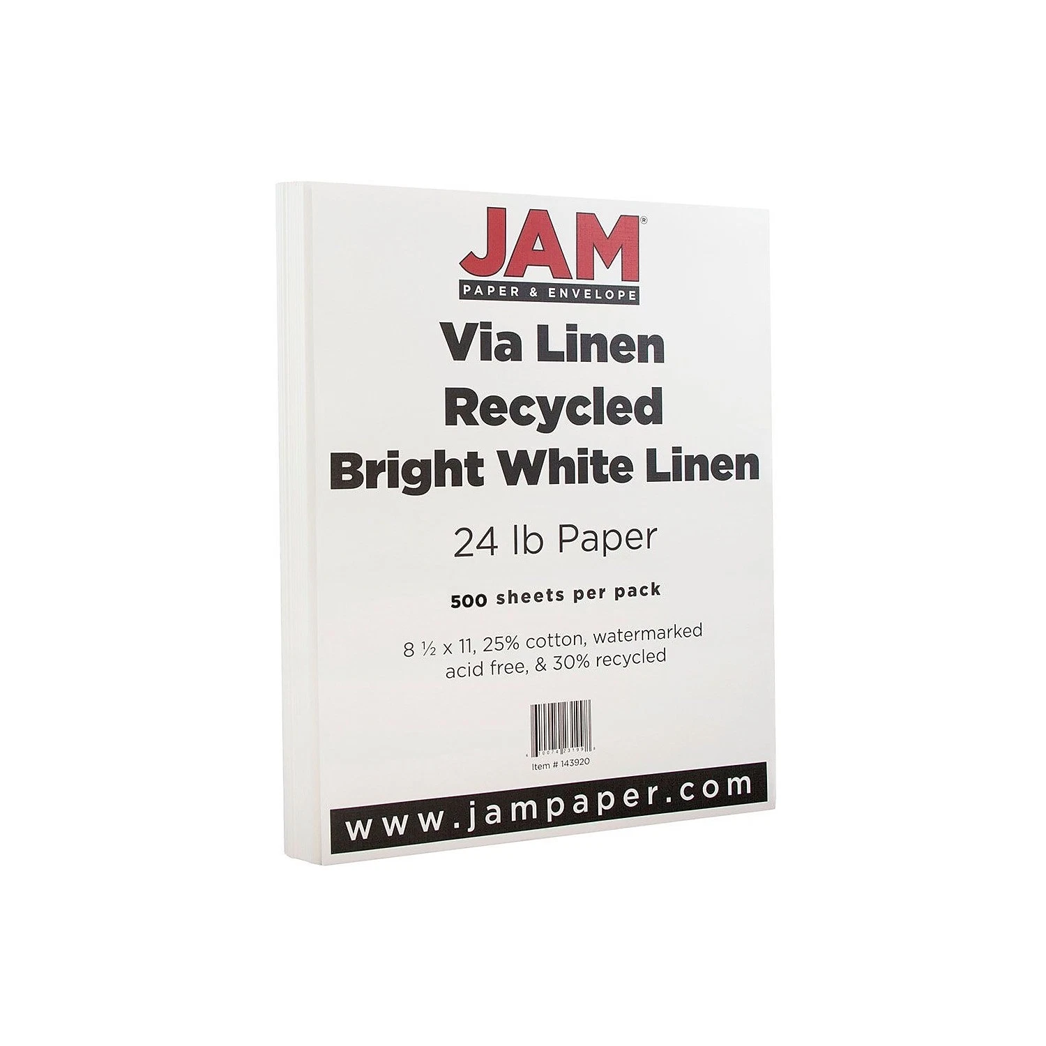 Paper Strathmore 24lb Paper 8.5 x 11 Bright White Linen 500 Sheets/Ream ...