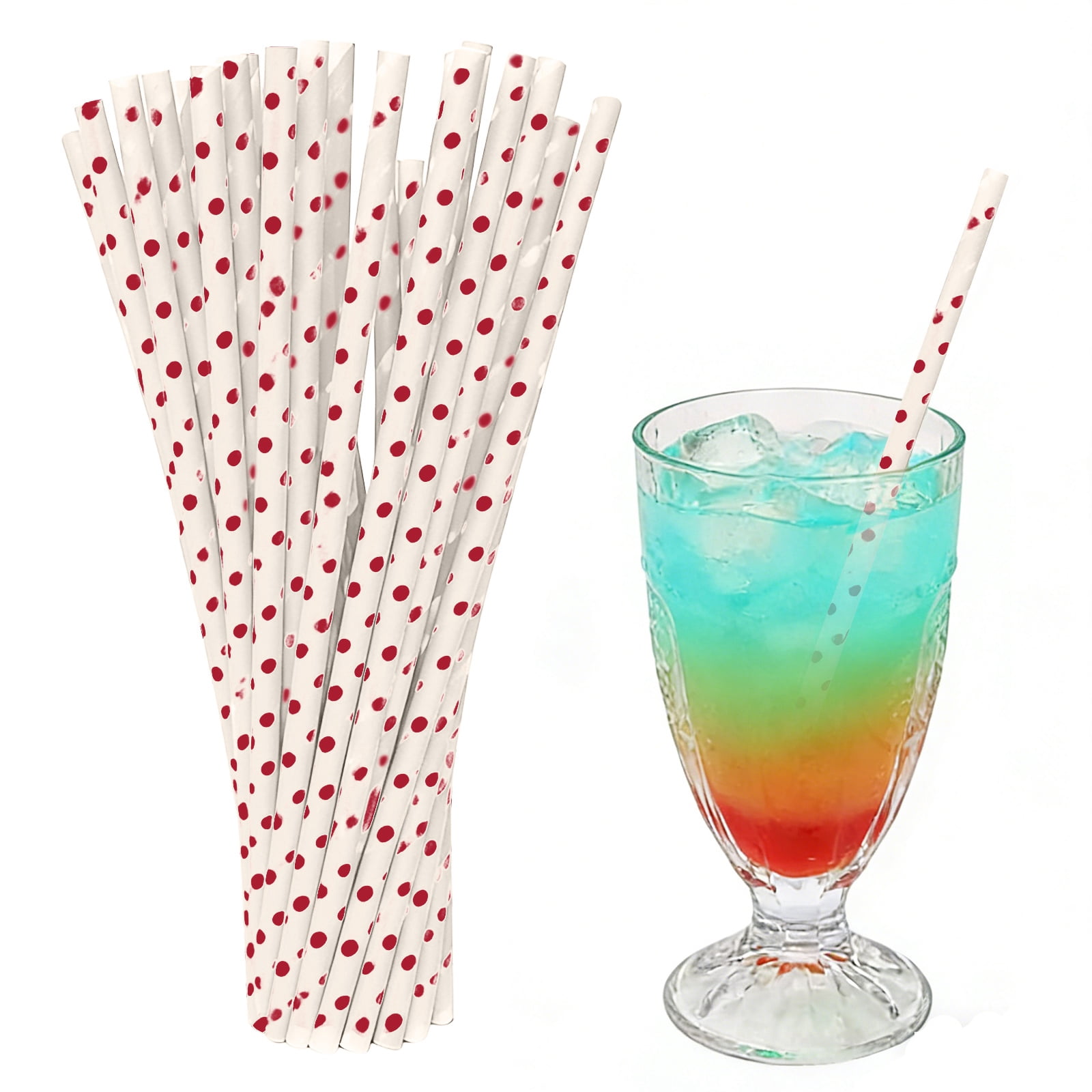 Paper Straws for Crafts, Compostable Straws, 7.75 in, Boba Straws ...