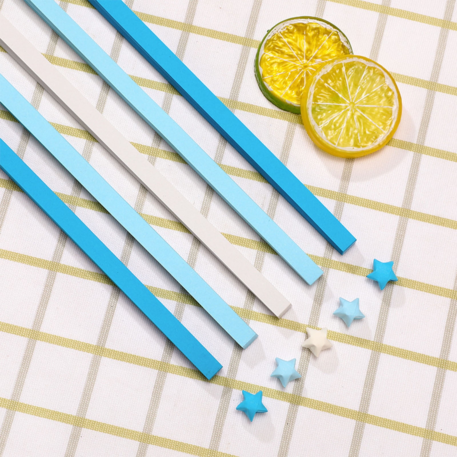 Paper Strips for Arts and Crafts 540 Sheets Double Colorful Star ...