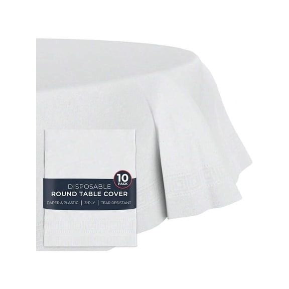 Round Paper Table Cloth